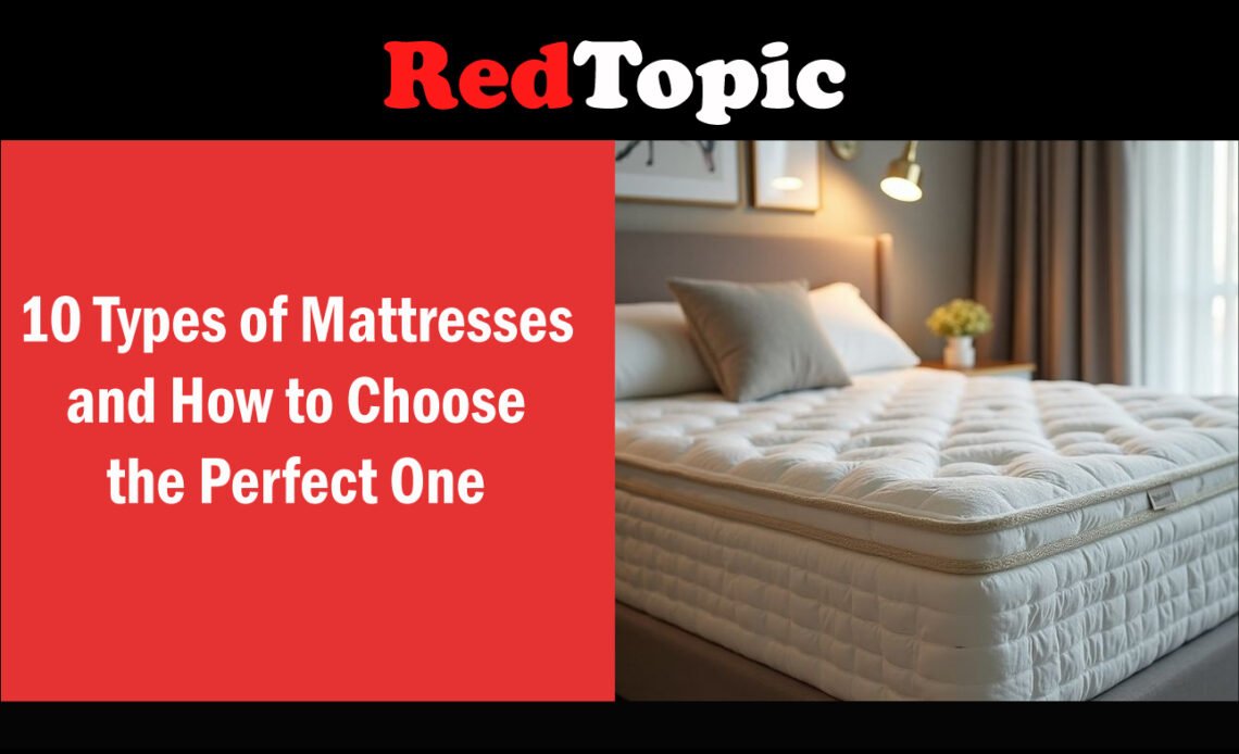 10 Types of Mattresses and How to Choose the Perfect One - Red Topic
