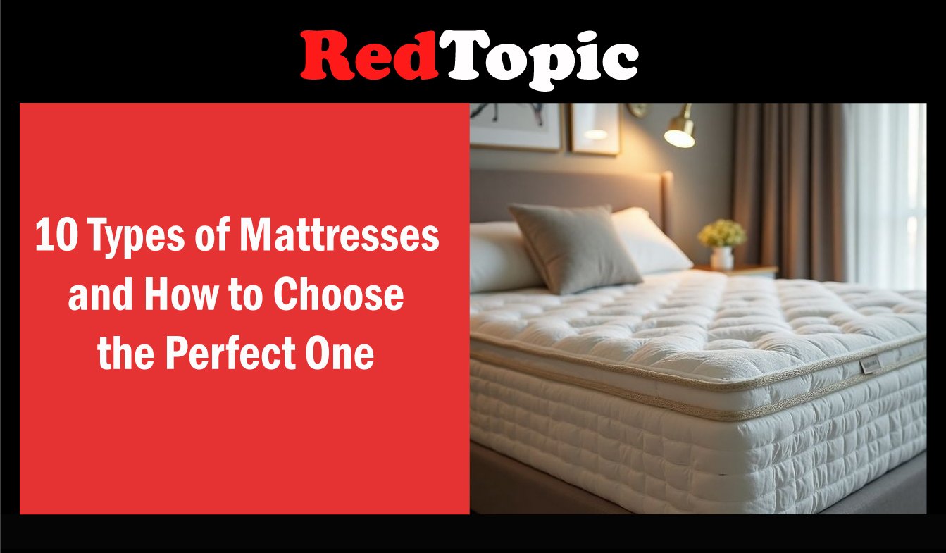 10 Types of Mattresses and How to Choose the Perfect One - Red Topic