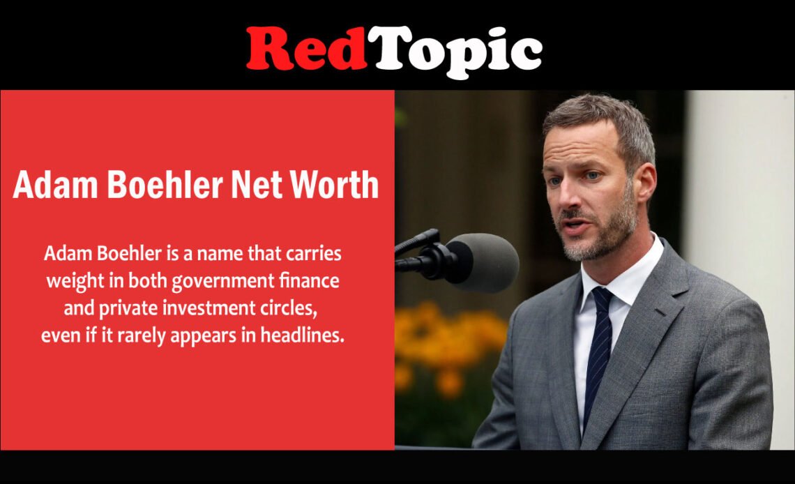 Adam Boehler Net Worth: Wife, Family - Red Topic